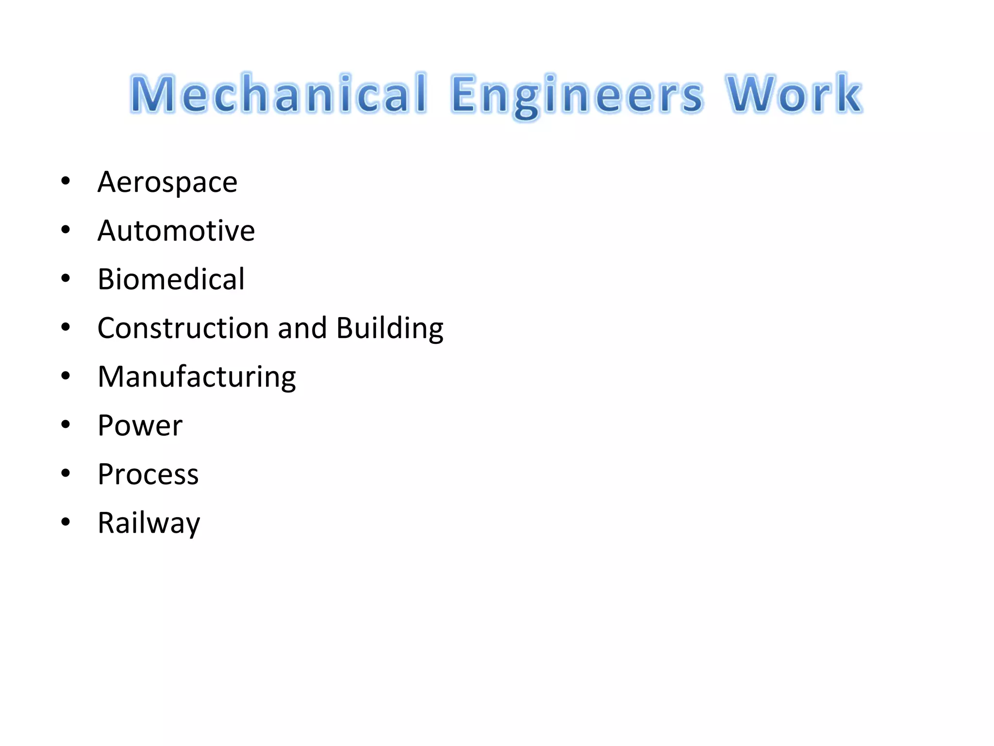 William creagh work, skills and career tips of mechanical engineers | PPT