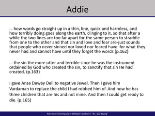 William Faulkner's As I Lay Dying | PPTX