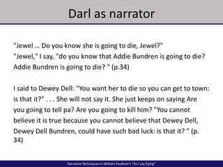 William Faulkner's As I Lay Dying | PPTX | Fiction | Books and Literature