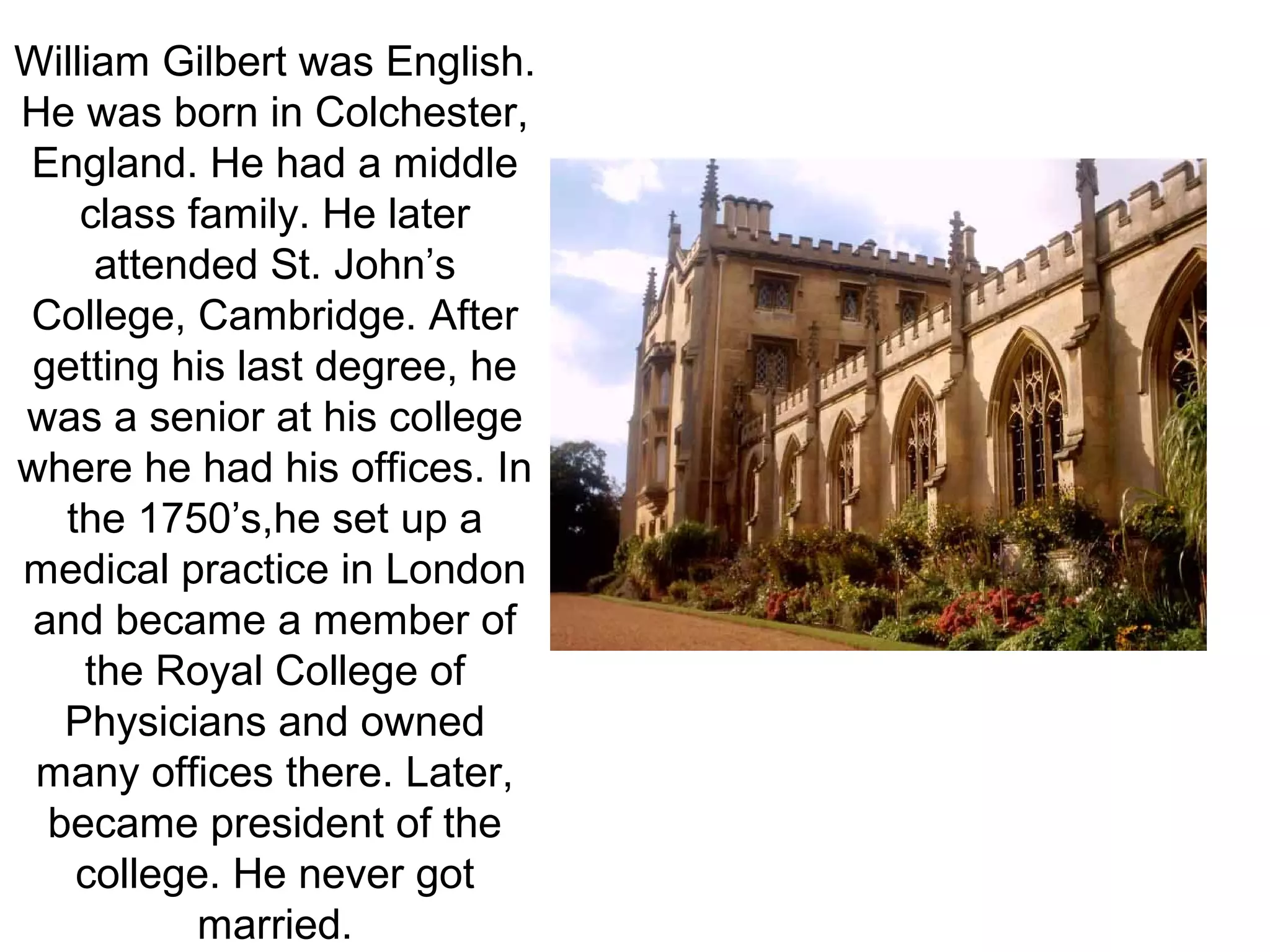 William gilbert | PPT