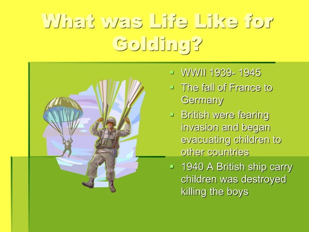 William Golding.pptx | Fiction | Books and Literature