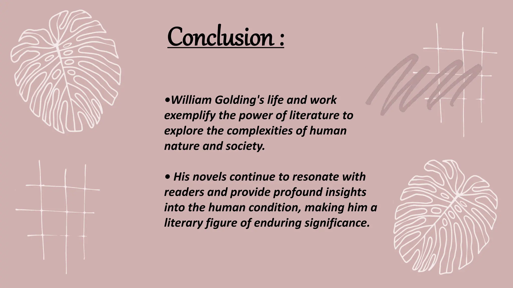 William Golding, sem-5. | PPTX