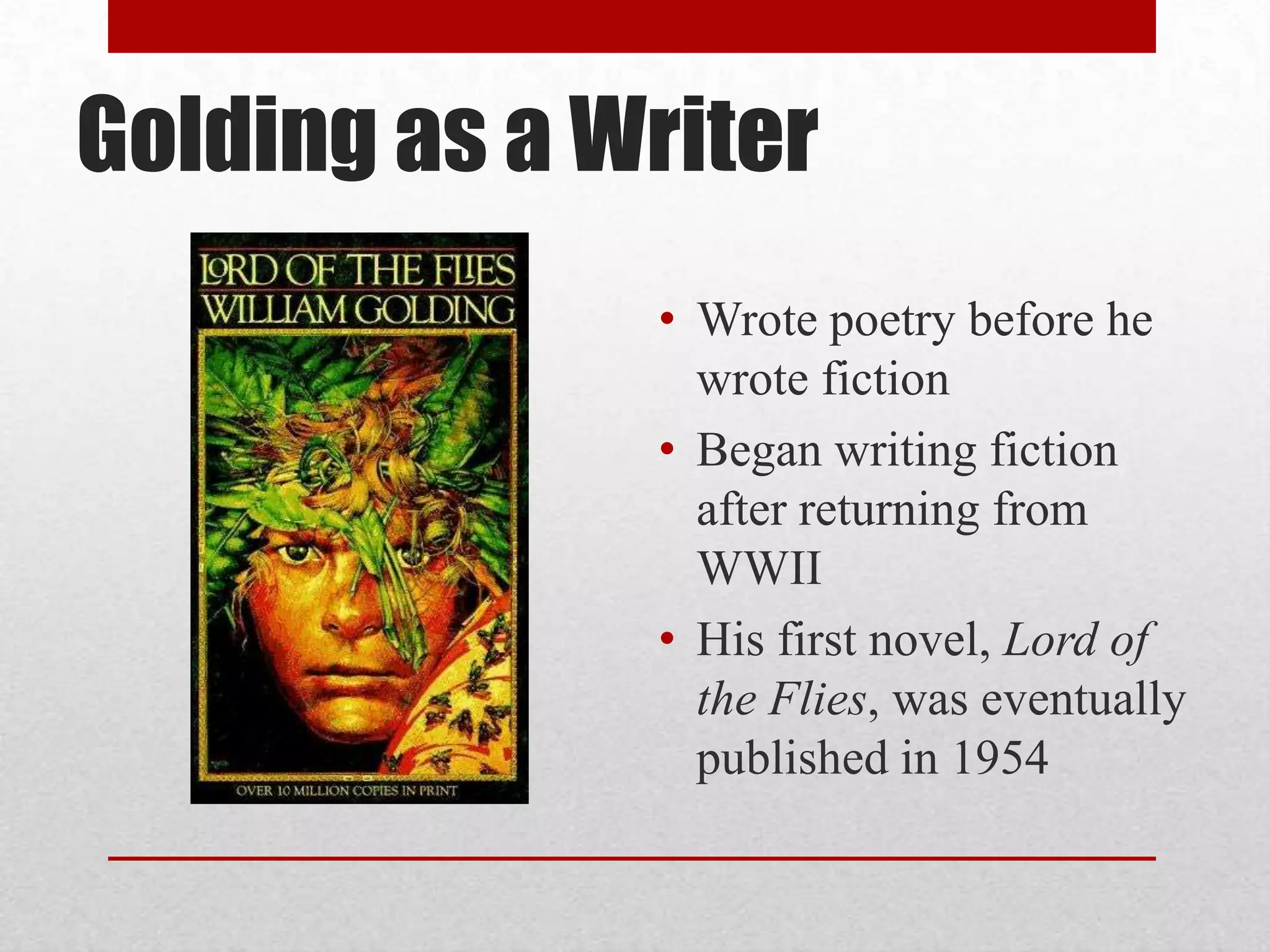 William golding, wwii and the cold war | PPTX