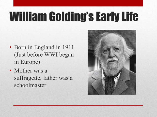 William golding, wwii and the cold war | PPT