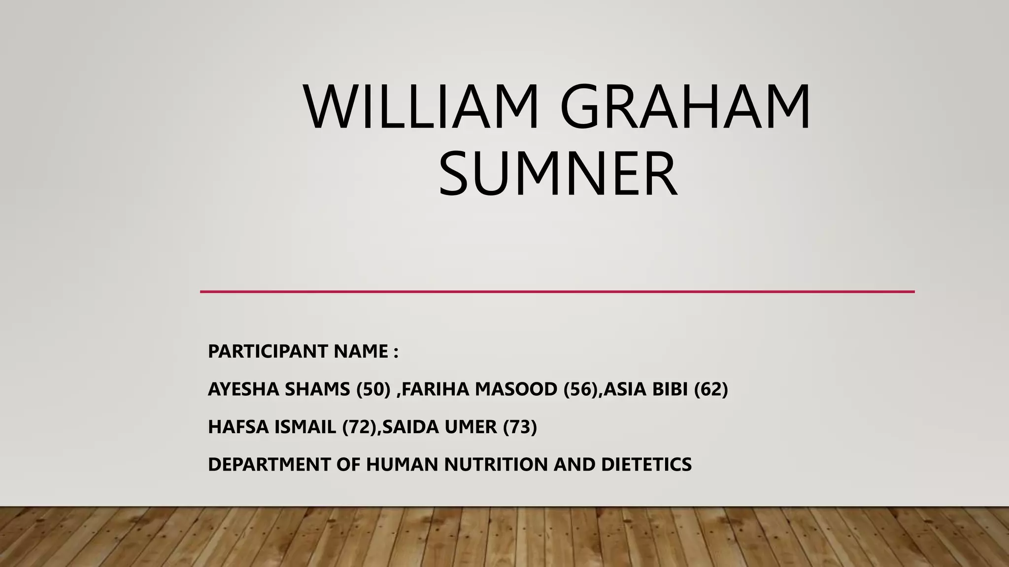 William Graham Sumner.pptx