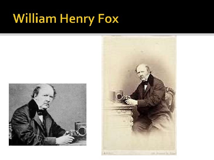 William henry fox talbot