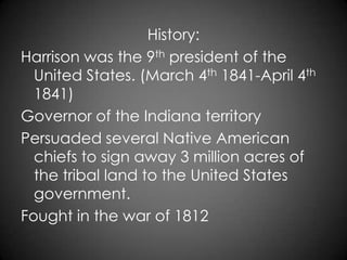 William henry harrison | PPTX
