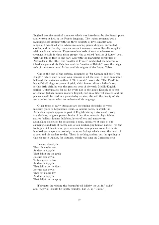 William j. long-outlines_of_english_and_american_literature | PDF