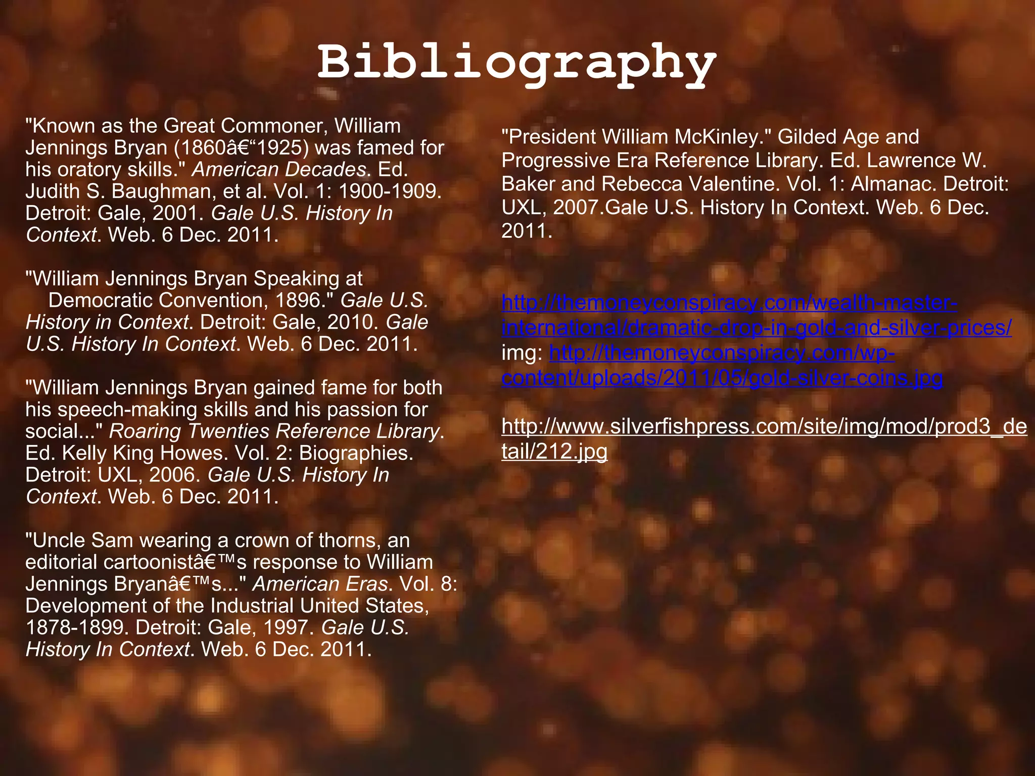 William Jennings Bryan's: Cross of Gold Speech | PPT