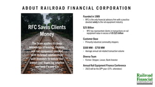 MANAGING RAILCAR FLEET SIZE COSTS IN AN EVER-CHANGING ENVIRONMENT | PDF