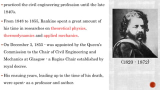 William john macquorn rankine | PPTX