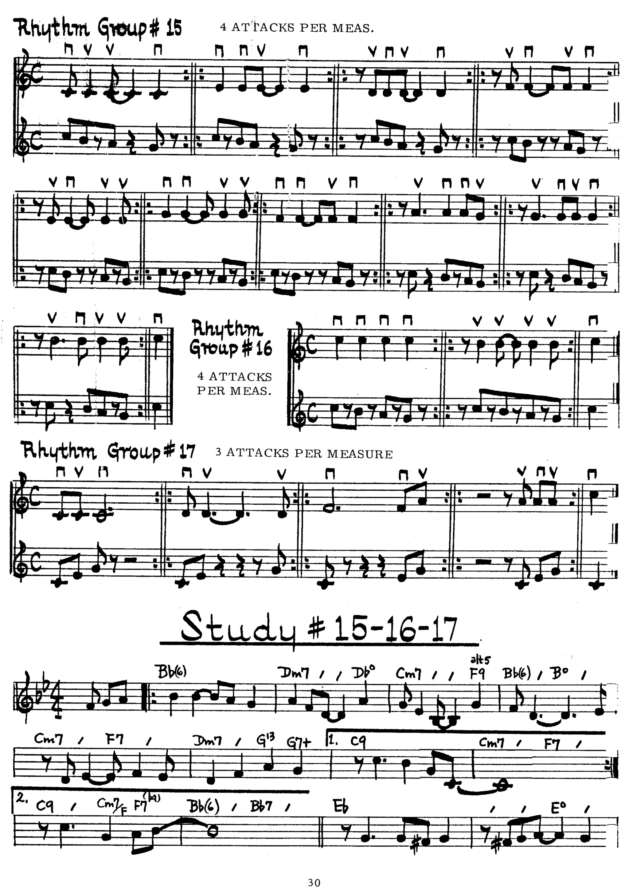 William leavitt melodic rhythms for guitar | PDF