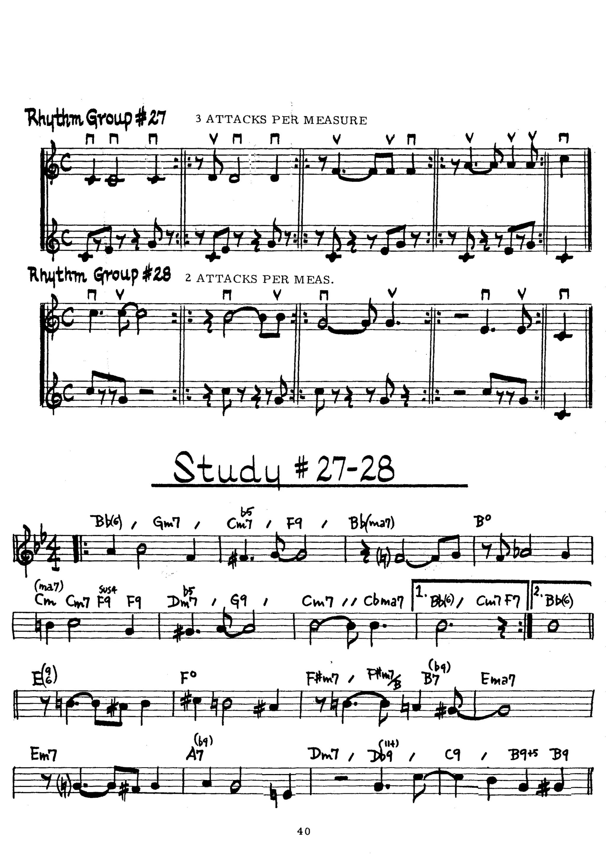 William leavitt melodic rhythms for guitar | PDF