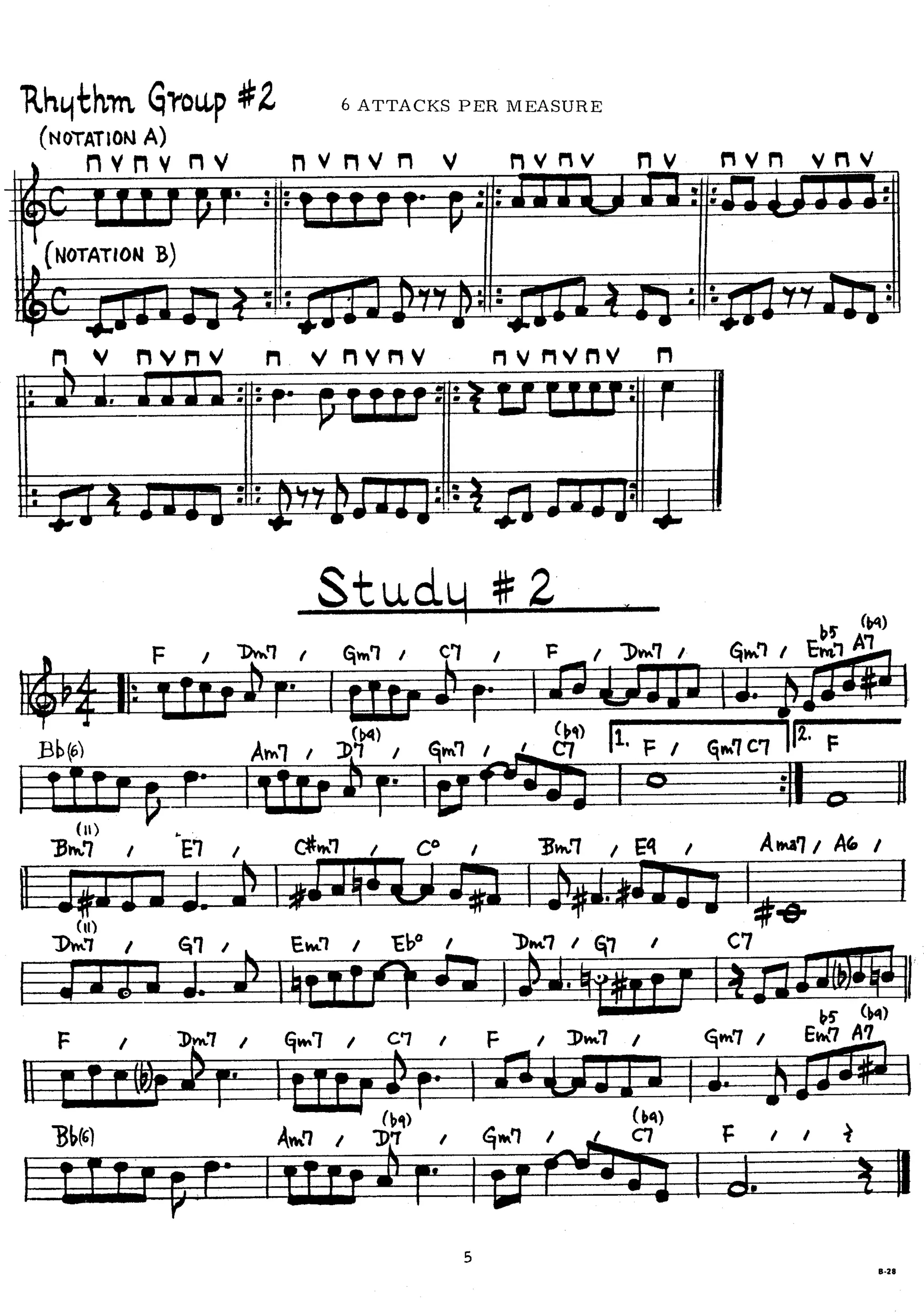 William leavitt melodic rhythms for guitar | PDF