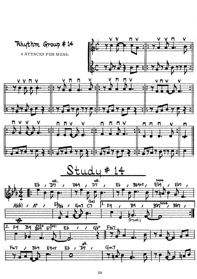 William leavitt melodic rhythms for guitar | PDF