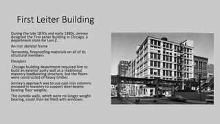 William Le Baron Jenney | PPTX