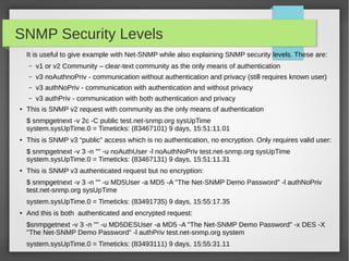 Nagios Conference 2013 - William Leibzon - SNMP Protocol and Nagios ...