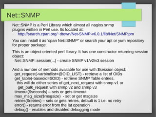 Nagios Conference 2013 - William Leibzon - SNMP Protocol and Nagios Plugins | PPT
