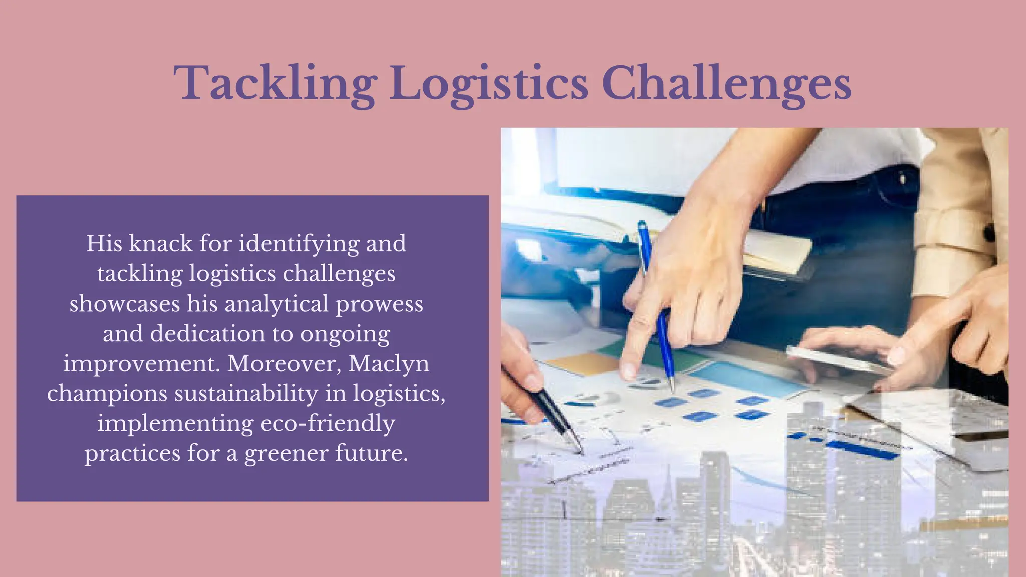 William Maclyn Murphy McRae - A Seasoned Logistics Pro | PDF