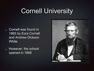 Around Cornell University | PPTX
