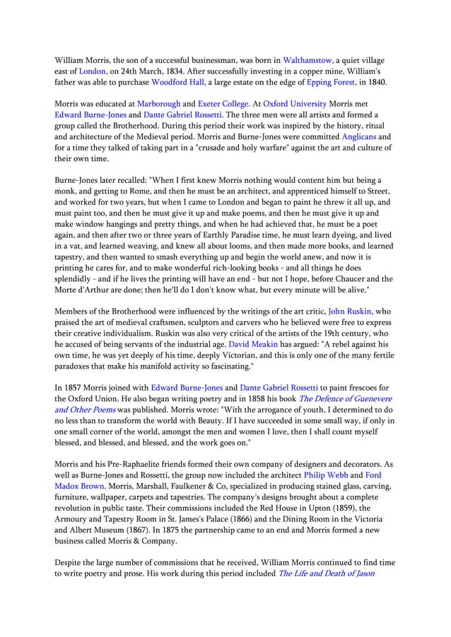 William morris | PDF