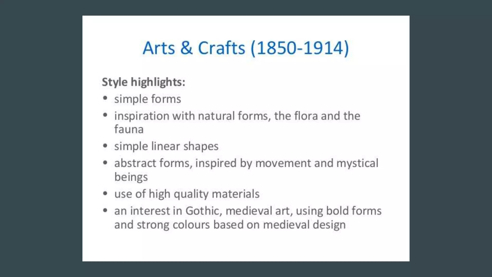William morris and arts and crafts | PPTX