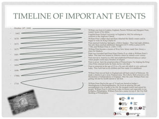 William penn and the beginning of pennsylvania | PPT