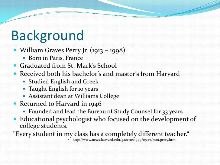 William G Perry - Alchetron, The Free Social Encyclopedia