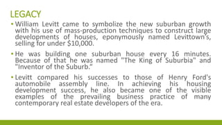 William Levitt | PPT
