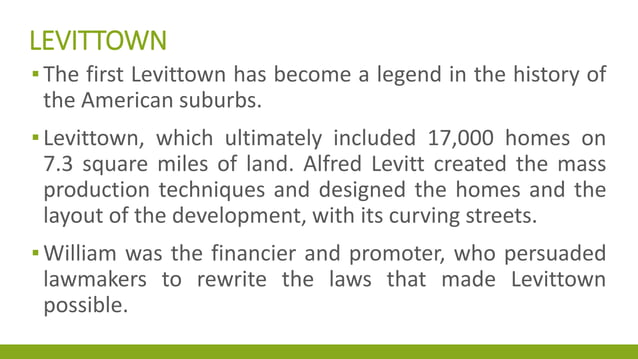 William Levitt | PPT