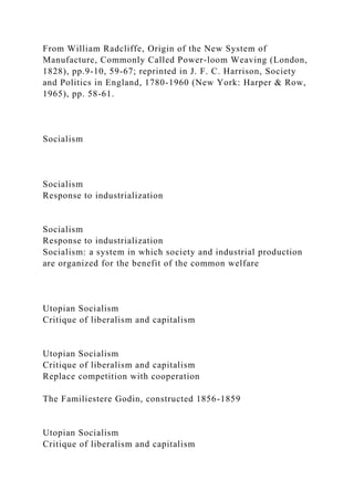 William Radcliffe On Power Looms, 1828. . . The principal estat.docx