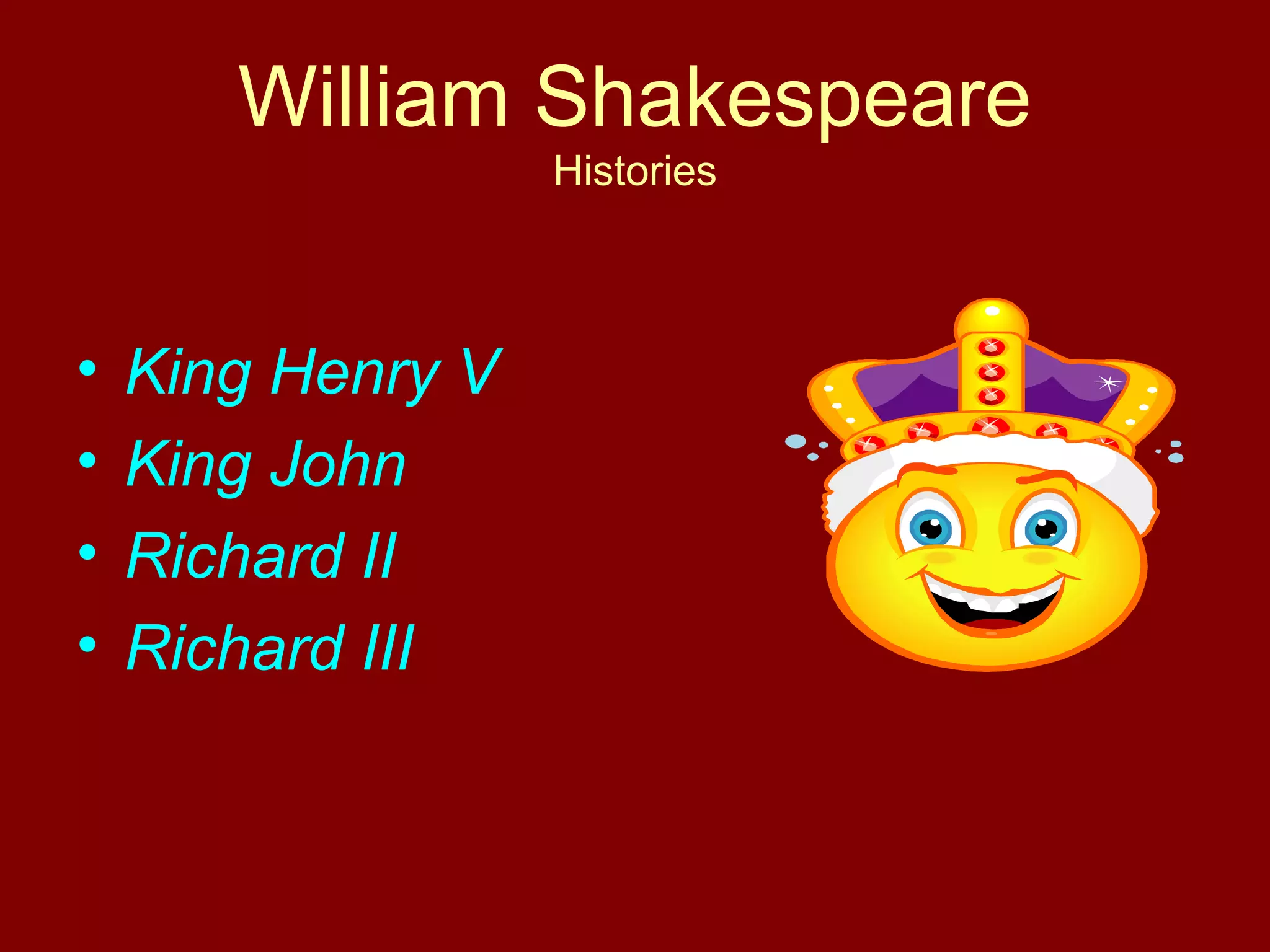 William Shakespeare powerpoint | PPT