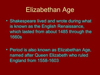 William Shakespeare powerpoint | PPT