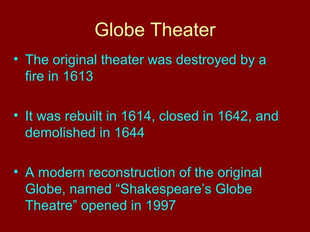 William Shakespeare powerpoint | PPT | Theater Venues | Attractions