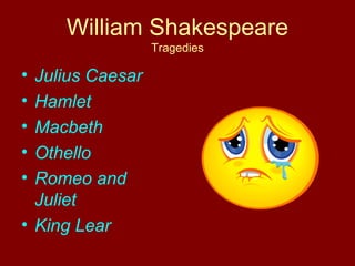 William Shakespeare powerpoint | PPT