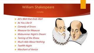 William shakespear | PPTX