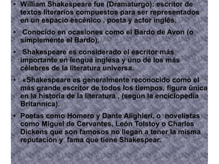 William shakespeare | ODP