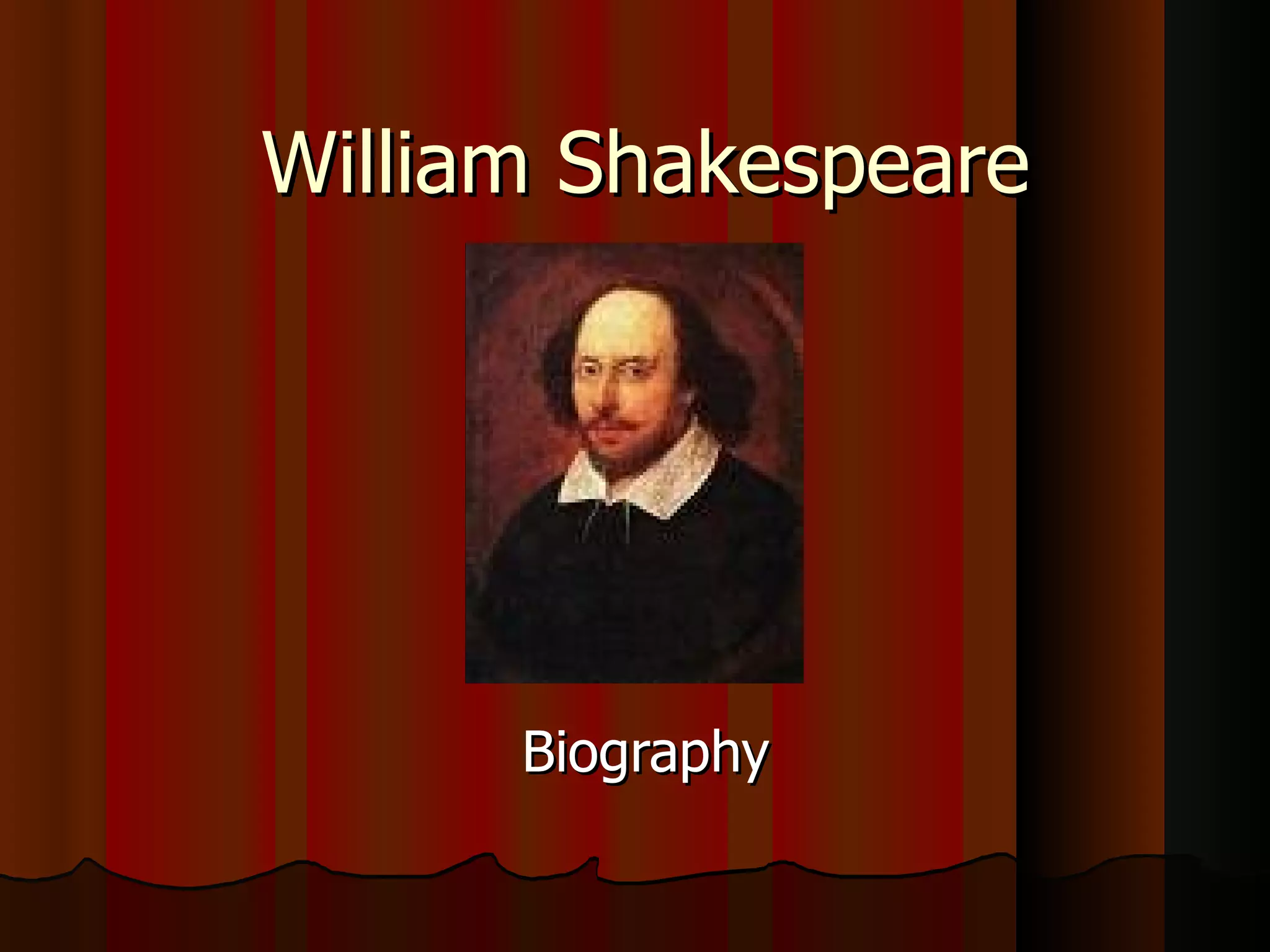 William Shakespeare | PPT | Theater | Fine Art