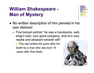 William shakespeare | PDF | Theater Venues | Attractions