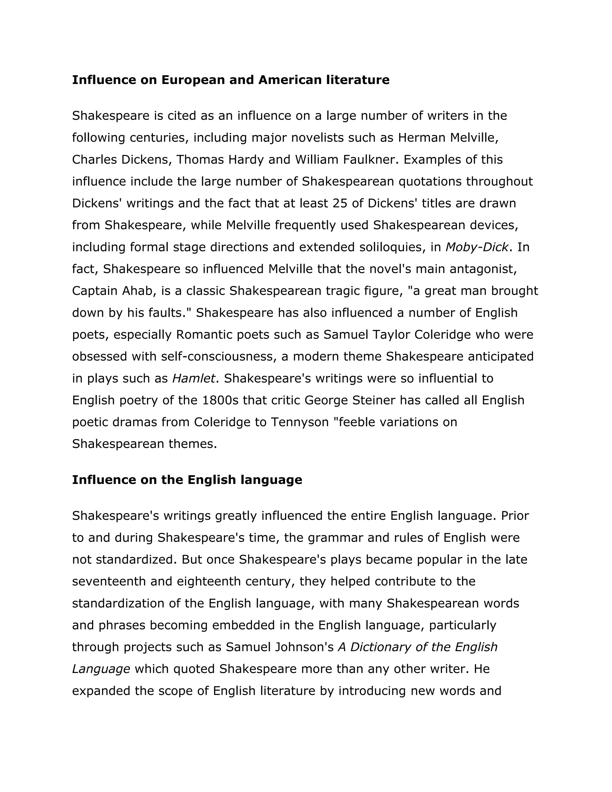 William shakespeare | DOCX