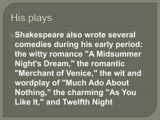 William shakespeare | PPTX