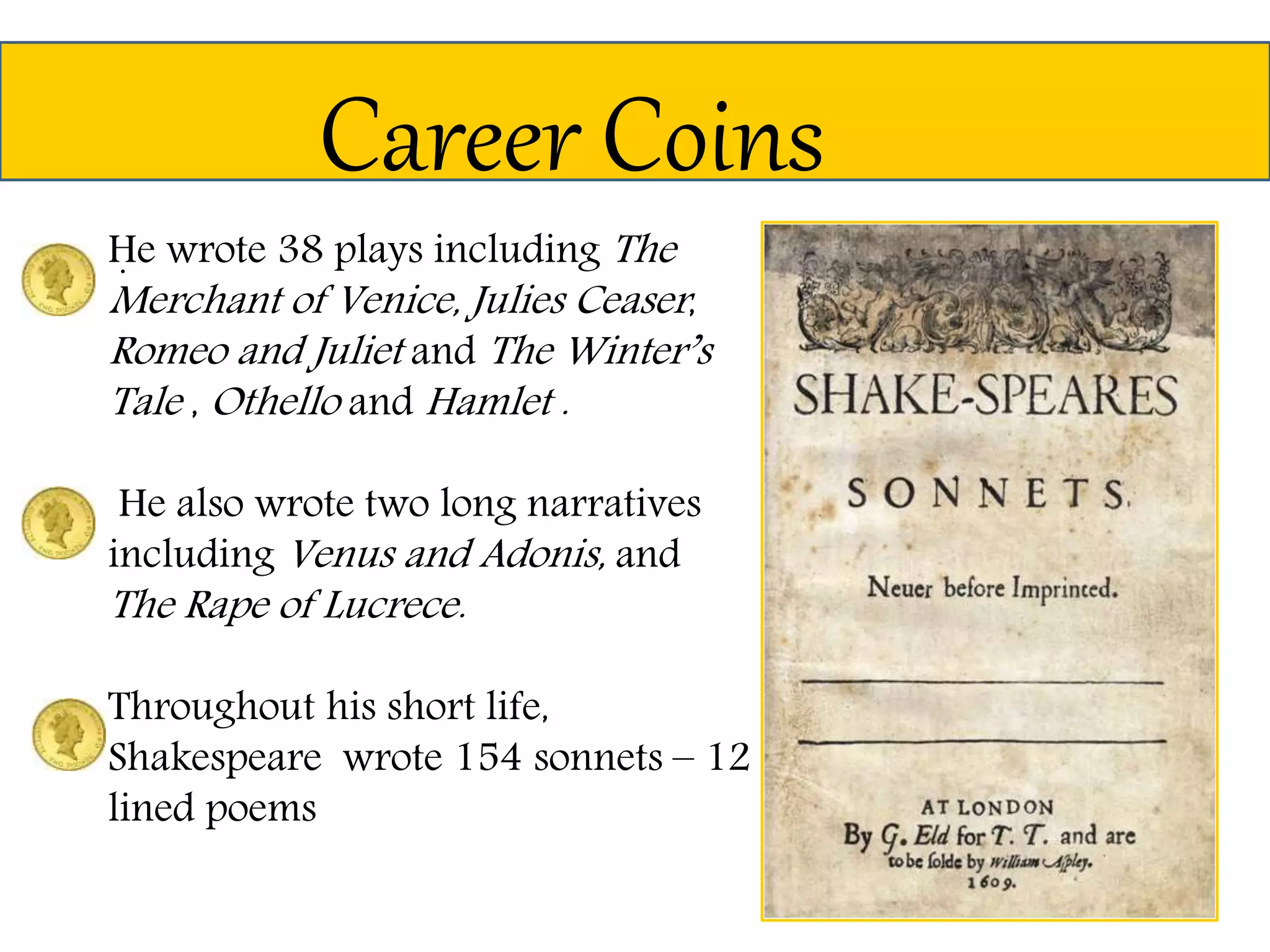 William shakespeare - Life Story | PPTX