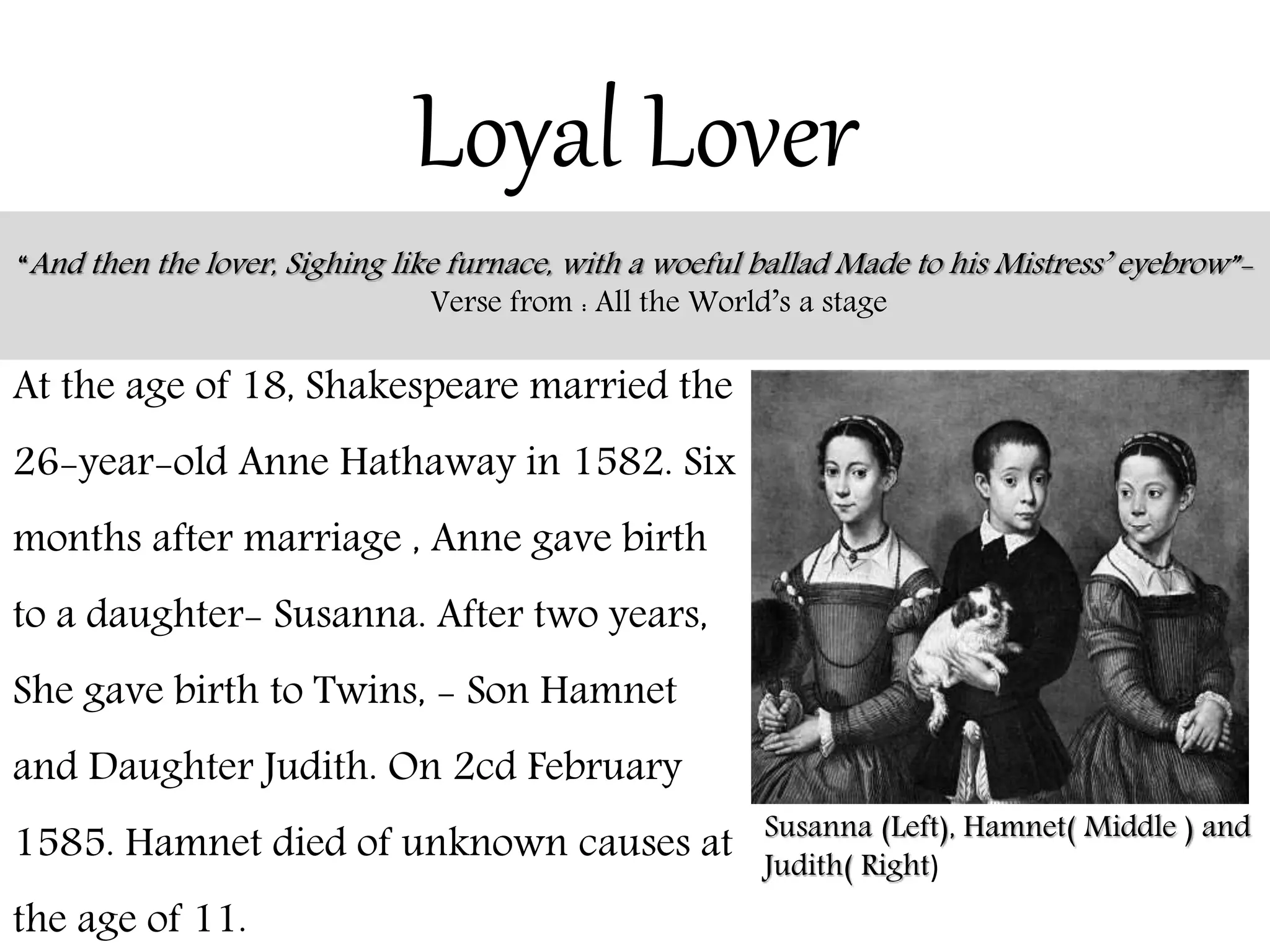 William shakespeare - Life Story | PPTX