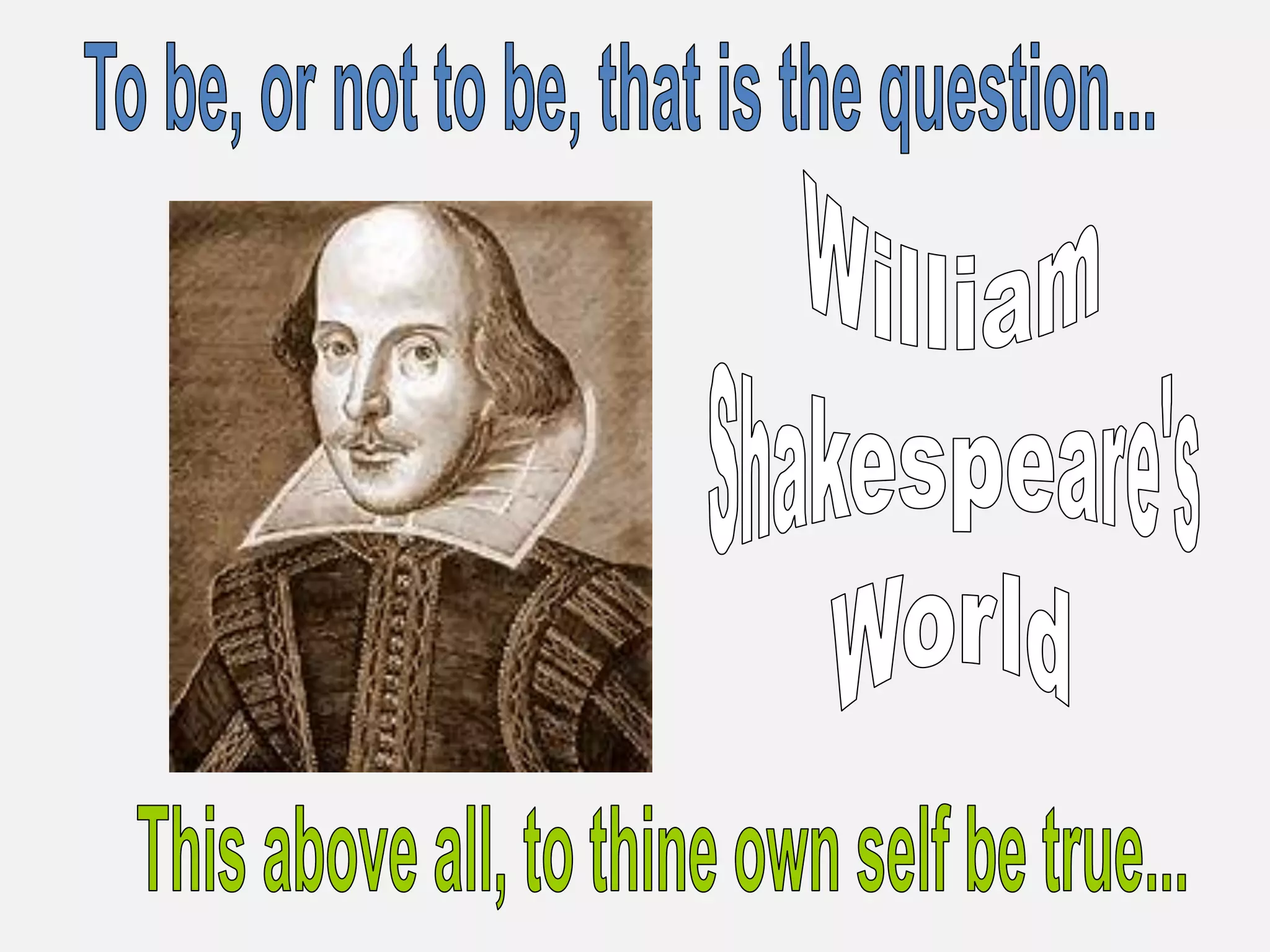 The Bard of Avon - William Shakespeare | PPTX