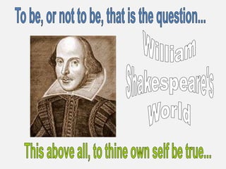 The Bard of Avon - William Shakespeare | PPT