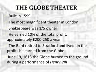 The Bard of Avon - William Shakespeare | PPTX