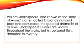 William shakespeare | PPT
