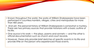 William shakespeare | PPT