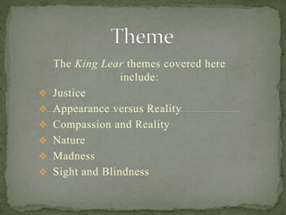 William shakespeare's King Lear | PPTX
