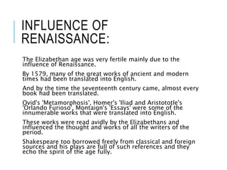 William shakespeare (Age and works) | PPTX